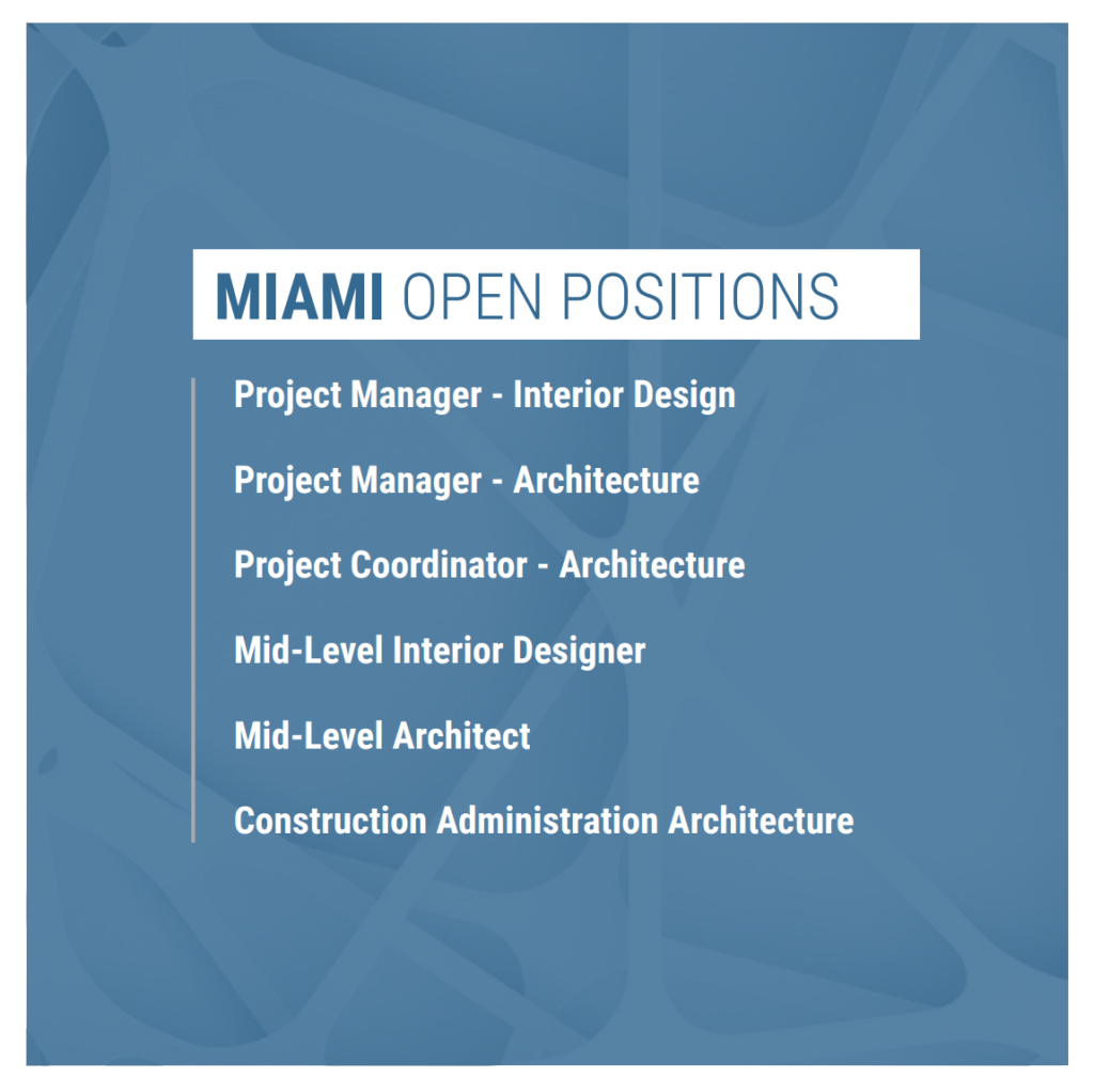 CUBE 3 | Architecture, Interiors, Planning | Hiring in Miami